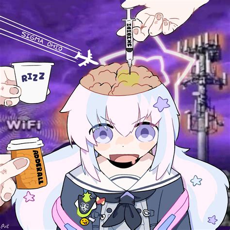 Reisa Blue Archive Blue Archive Highres 1girl Brain Cellphone