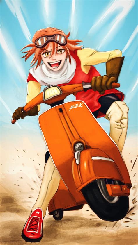Haruhara Haruko Фурикури Furi Kuriflcl Aizekartworks