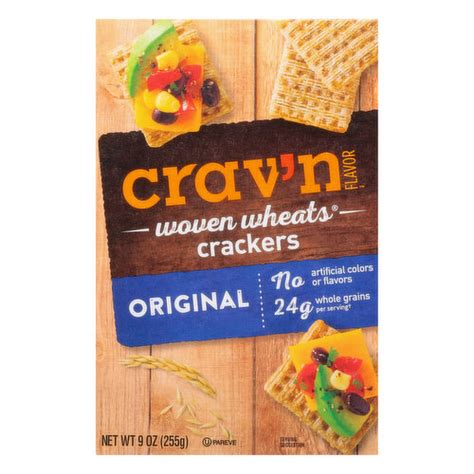 Cravn Flavor Crackers Original Woven Wheats