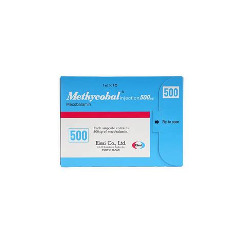 Buy Methycobal 500mcg 10 Ampoules Online Pharmazone Kuwait