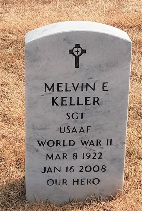 Melvin Eugene Keller 1922 2008 Find A Grave Memorial