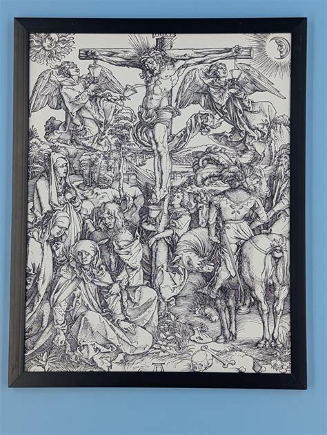 Albrecht Durer Crucifixion Engraving Laser Etched Acrylic Framed Etsy