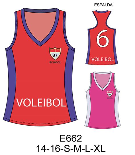 E662 Polera Mujer Voleibol Moldes Para Confección Y Patrones De