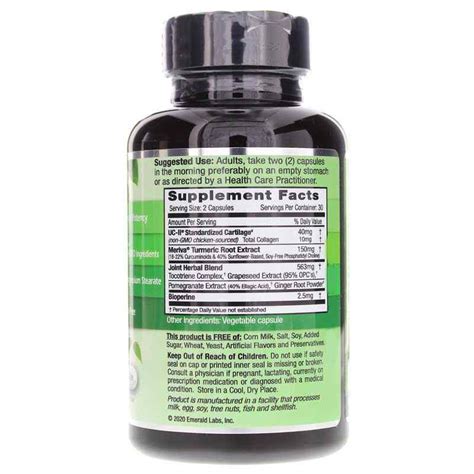 Uc Ii Joint Formula Emerald Professional Supplement Center