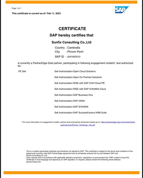 Additional Rise Sap S 4 Hana Public Cloud Authorized Kosol Sieng