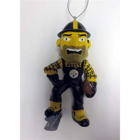 Pittsburgh Steelers Steely Mcbeam Team Mascot Ornament Steel City