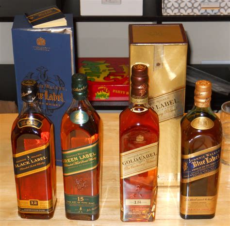 Johnnie Walker Blue Label Scotch Whiskey Garrafas De álcool Pôster