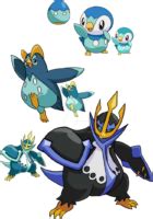 Empoleon Pokemon Ice Beam Sinnoh Region Water Type Steel Type Png