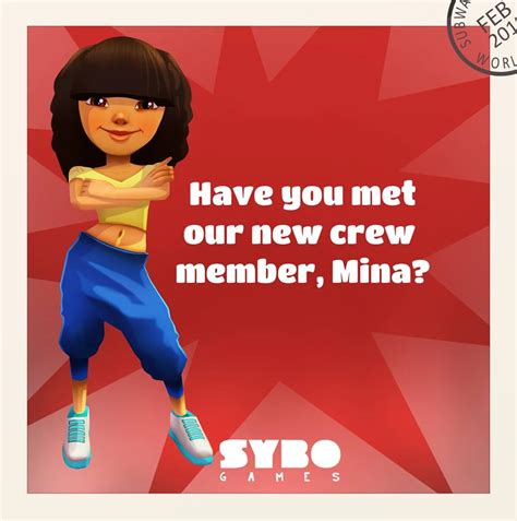 Mina Gallery Subway Surfers Wiki Fandom
