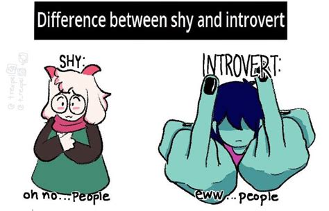Difference Between Shy And Introvert Ralsei Kris Difference