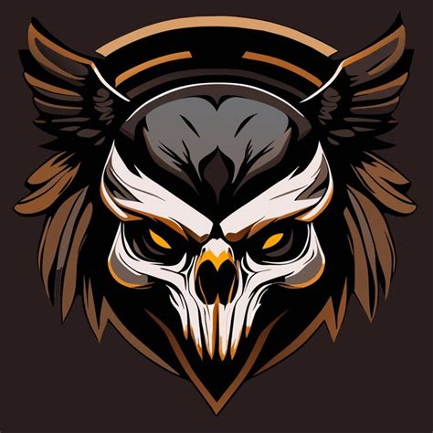 Premium Vector Isolated Bird Skull Vector Illustrations