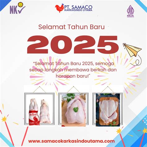 Pt Samaco Karkasindo Utama Mengucapkan Selamat Tahun Baru 2025 Pt