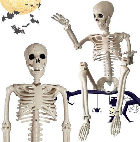 Life Size Jointed Halloween Skeleton Cutout Jointed Skeleton Party