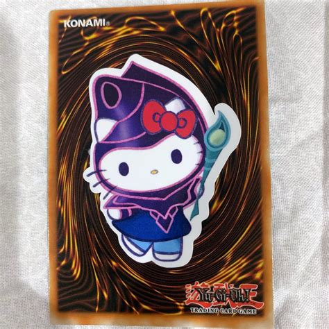 Hello Kitty Dark Magician Sticker Etsy