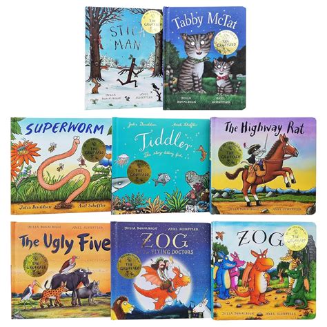 Julia Donaldson Early Readers 8 Books Collection Setstick Man Zog