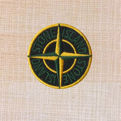 Stone Island Logo Embroidered Iron On Patch