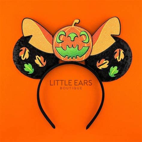 Mickey Mouse Pumpkin Ears Adult Disney Pumpkin Ears For Adults