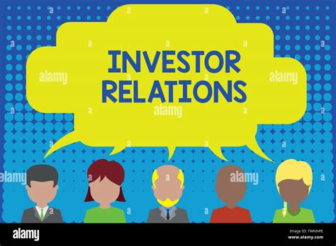 Conceptual Hand Writing Showing Investor Relations Concept Meaning