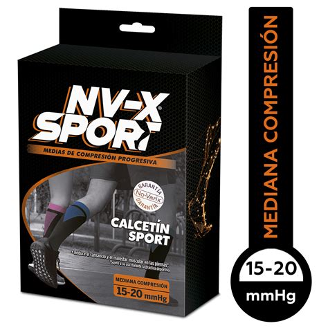 Calcetín Deportivo Unisex 15 20 Mmhg Nv X® Sport Nv X Sport No Varix