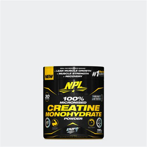 Creatine Monohydrate Npl Nutritional Performance Labs