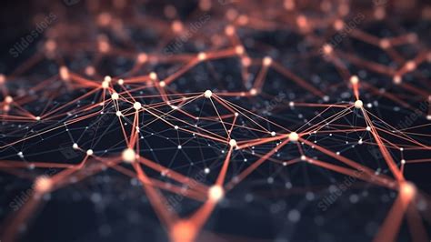 A Network Of Data Connected Together And Moving In Different Directions