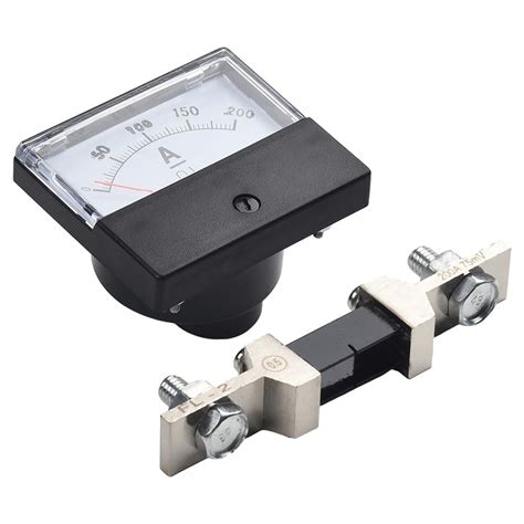 Analog Amp Meter Gauge Dh 670 Ammeter Dc 0 200a 75mv And Shunt Panel