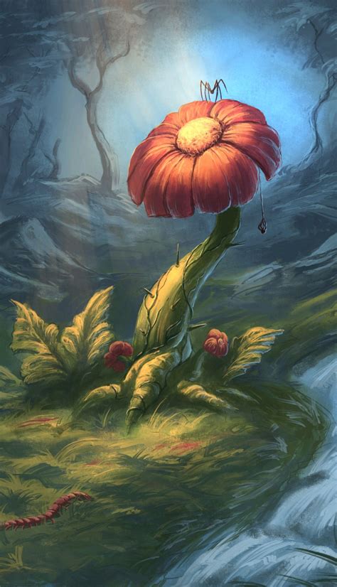 Fantasy Art Flowers