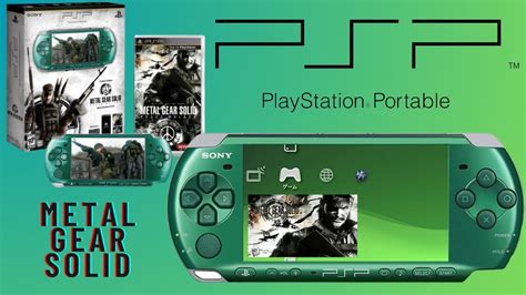 O RarÍssimo Psp 3000 Metal Gear Solid Edição Especial Youtube