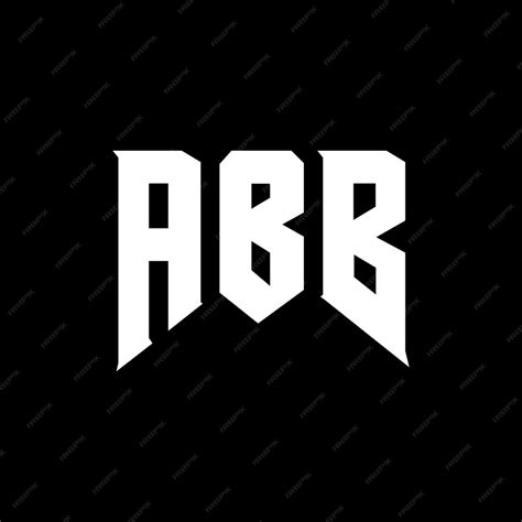 Premium Vector Abb Letter Logo Design For Technology Company Abb Logo