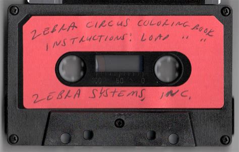 Circus Coloring Book Timexsinclair Computers