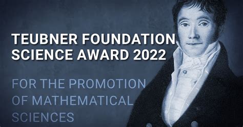 Press Release “teubner Foundation Science Award Goes To Michael Struwe