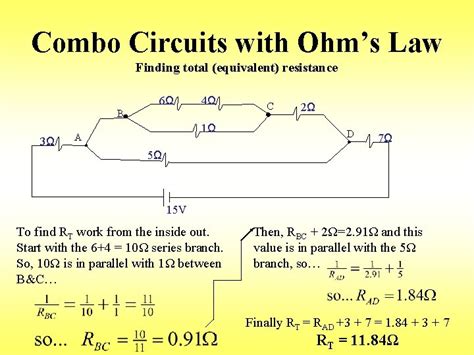 Series Parallel Circuit Finding Total Resistance Circuit Diagram