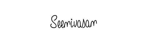 71 Seenivasan Name Signature Style Ideas Fine E Sign