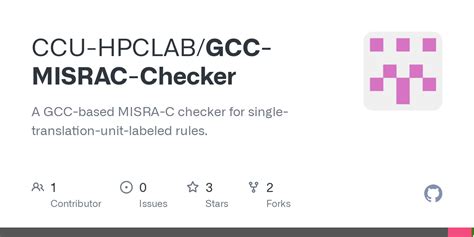 Github Ccu Hpclabgcc Misrac Checker A Gcc Based Misra C Checker For Single Translation Unit