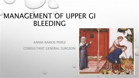 Management Of Upper Gi Bleeding Pptx