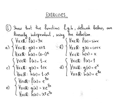 Solved 1 Show That The Functions Fgin Defined Below Are