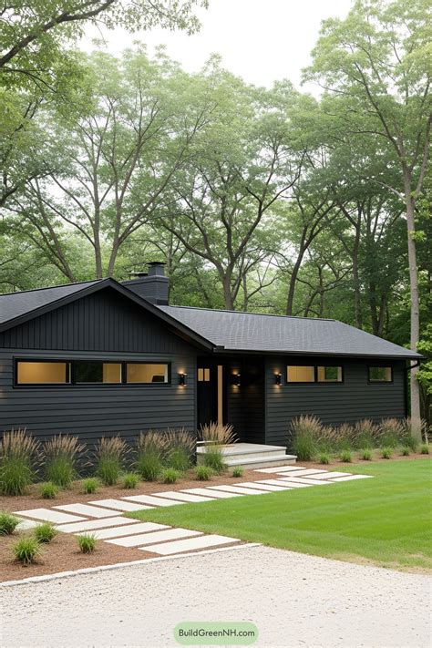 17 Black Ranch Houses That Redefine Cool