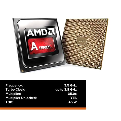 Amd A8 7680 Desktop Processor Quad Core 4 Thread 3 5 Ghz Socket Fm2