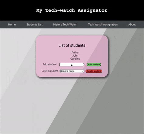 Github Revolalextechwatchassignator