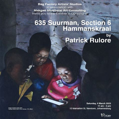 Makgati Molebatsi On Linkedin Patrick Rulore B 1995 In Johannesburg Began His Art Practice By