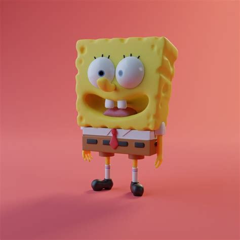 Spongebob Squarepants 3d Model Cgtrader