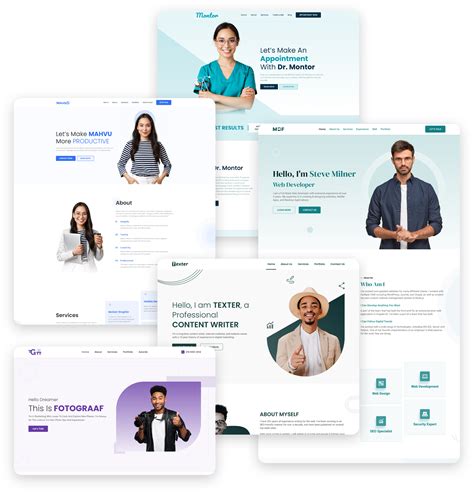 One Page Portfolio Bootstrap Template Bundle