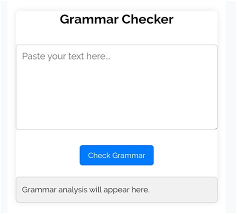 Grammar Checker