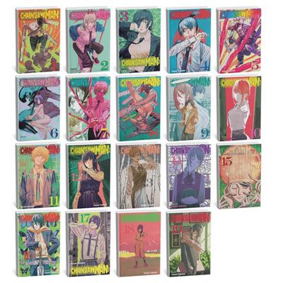 Chainsaw Man Manga Set English Volumes 1 19 Paperback Tatsuki Fujimoto