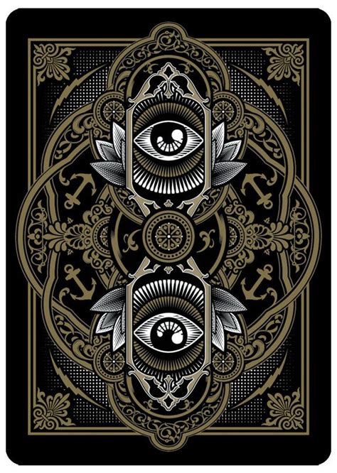 43 Best Playing Card Back Designs Images On Pinterest Card Deck
