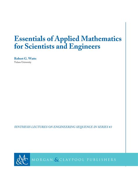 essentials of applied mathematics pdf