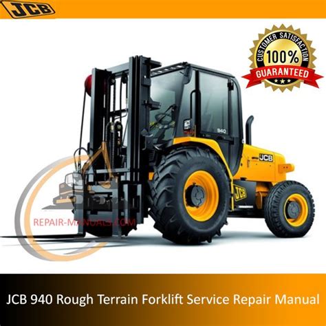 Jcb 940 Rough Terrain Forklift Service Repair Manual