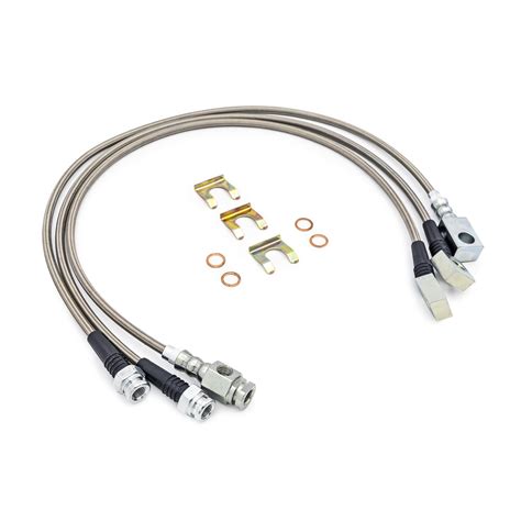 Front And Rear Extended Stainless Brake Line Kit