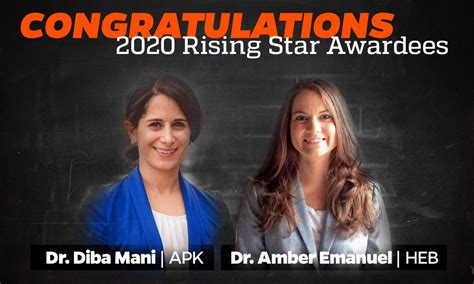 Congratulations To Diba Mani Phd And Amber Emanuel Phd Both