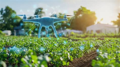Smart Agriculture System Using Ai Driven Sensors And Drones For Precision Farming Stock